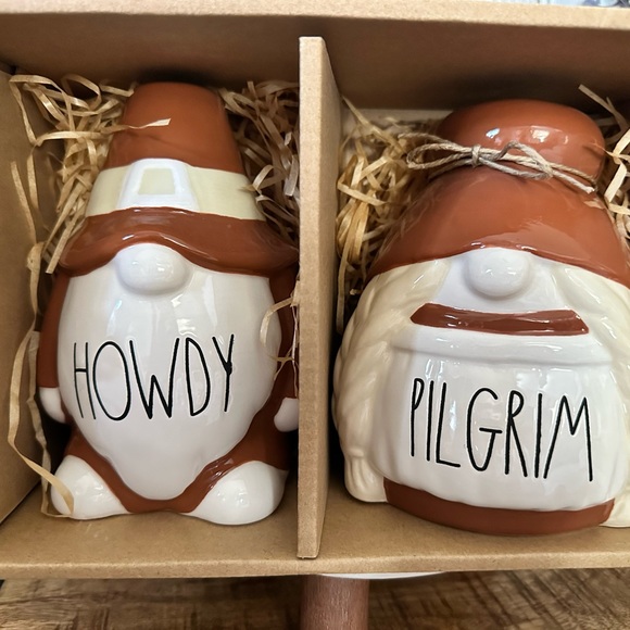 Rae Dunn | Holiday | Rae Dun Howdy Pilgrim Gnome Set | Poshmark